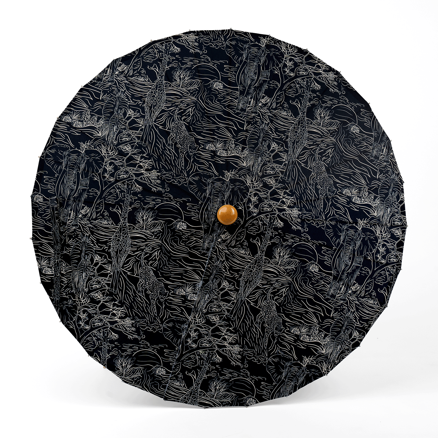 Lily-Lark | SAFARI print UV sun parasol in Lark collection, UPF50+