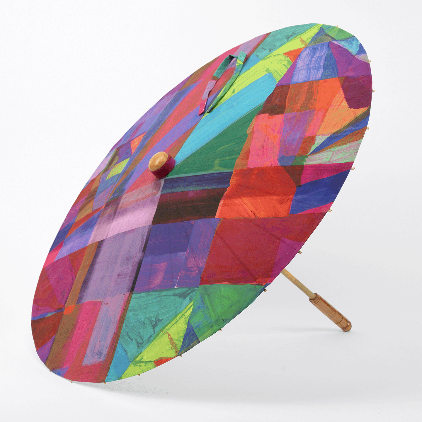 Lily-Lark | PRISMATIKA print UV sun parasol/umbrella, handmade UPF 50+