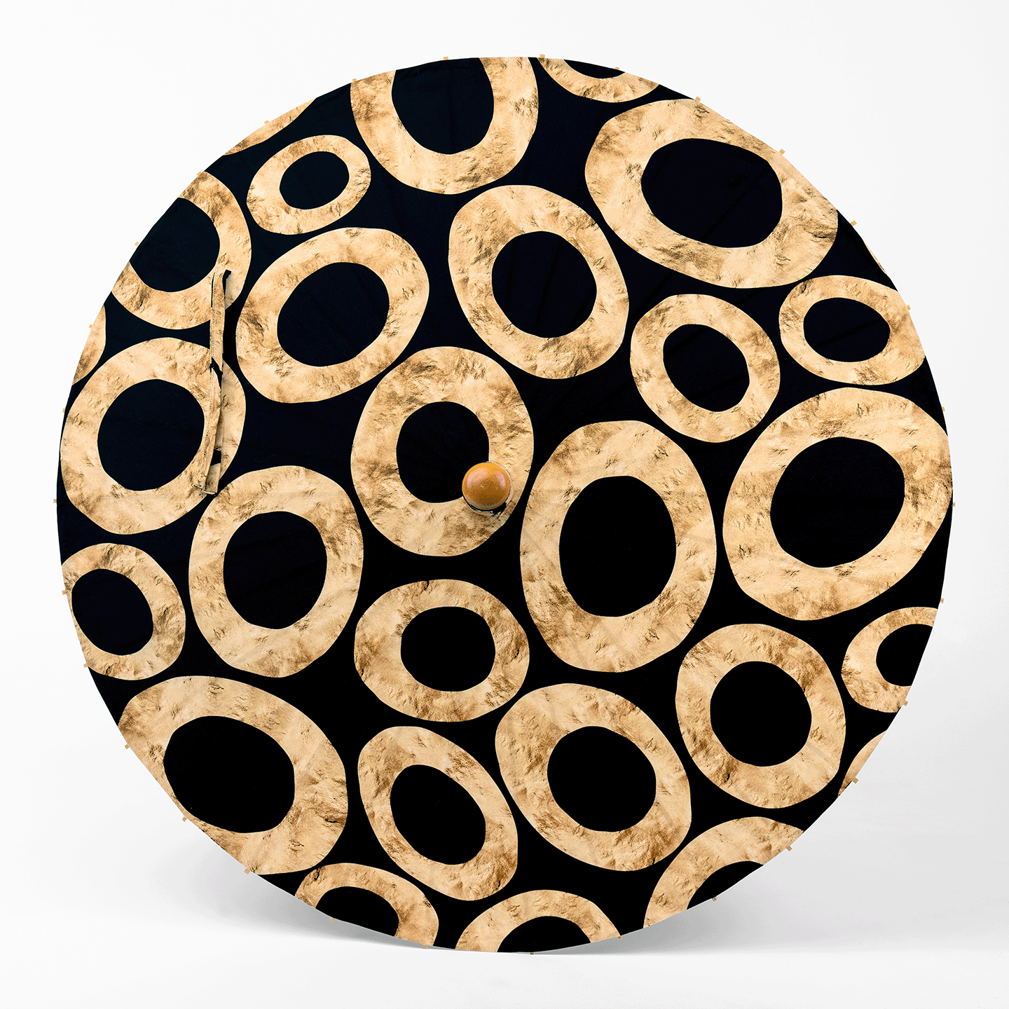 Lily-Lark | TIGER EYE print UV sun parasol/umbrella, handmade, UPF 50+