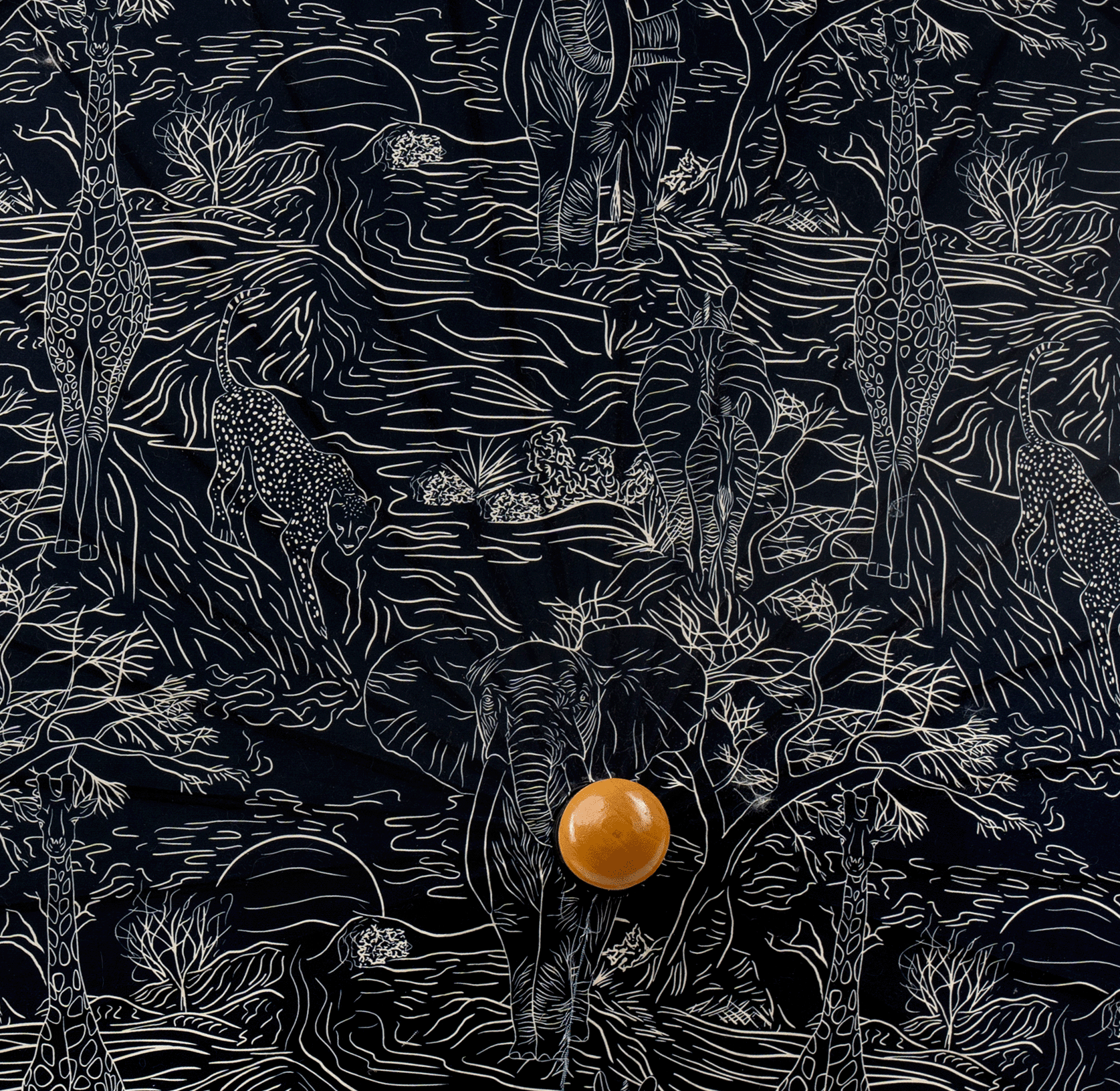 Lily-Lark | SAFARI print UV sun parasol in Lark collection, UPF50+